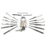 GOSO 24 Piece Lock Pick Set Transparent Practice Padlock Bundle - GOSO ...