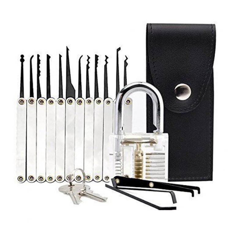 KLOM 15 Piece Wafer Lock Rake Pick Set - GOSO Lock Picks